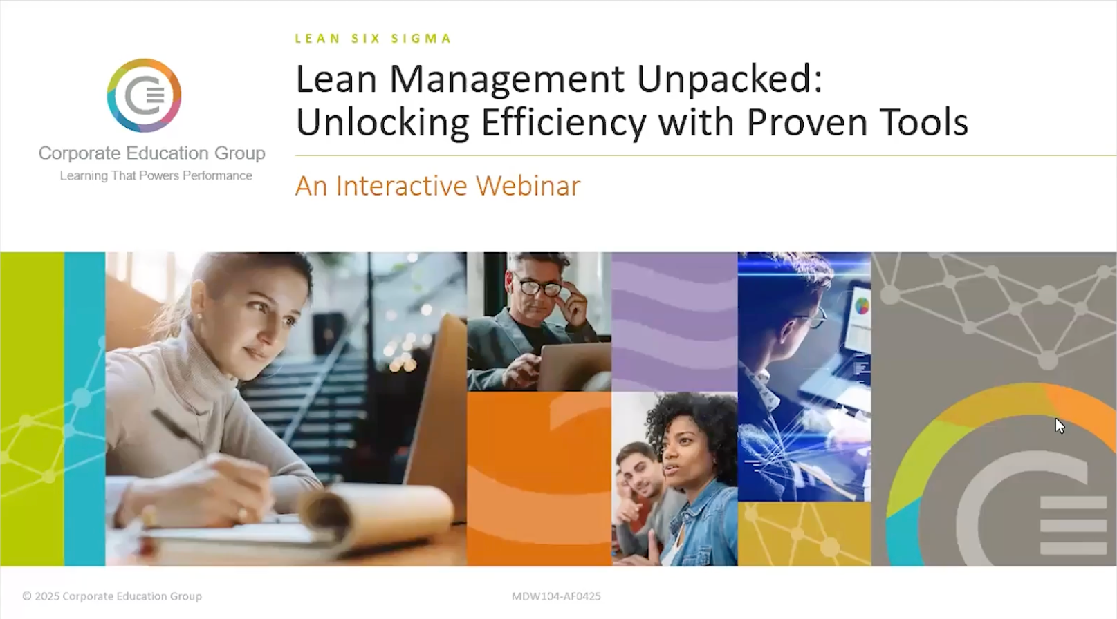 Lean Management Unpacked: Unlocking Efficiency with Proven Tools - Webinars - CEG