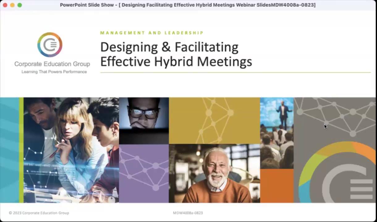 Designing and Facilitating Effective Hybrid Meetings - Webinars - CEG